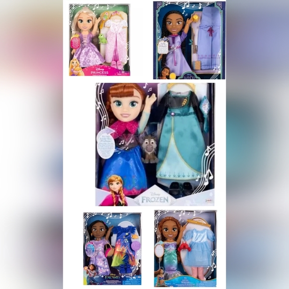 Disney | Toys | New Disney Princess Singing And Styling Doll Asha Anna ...